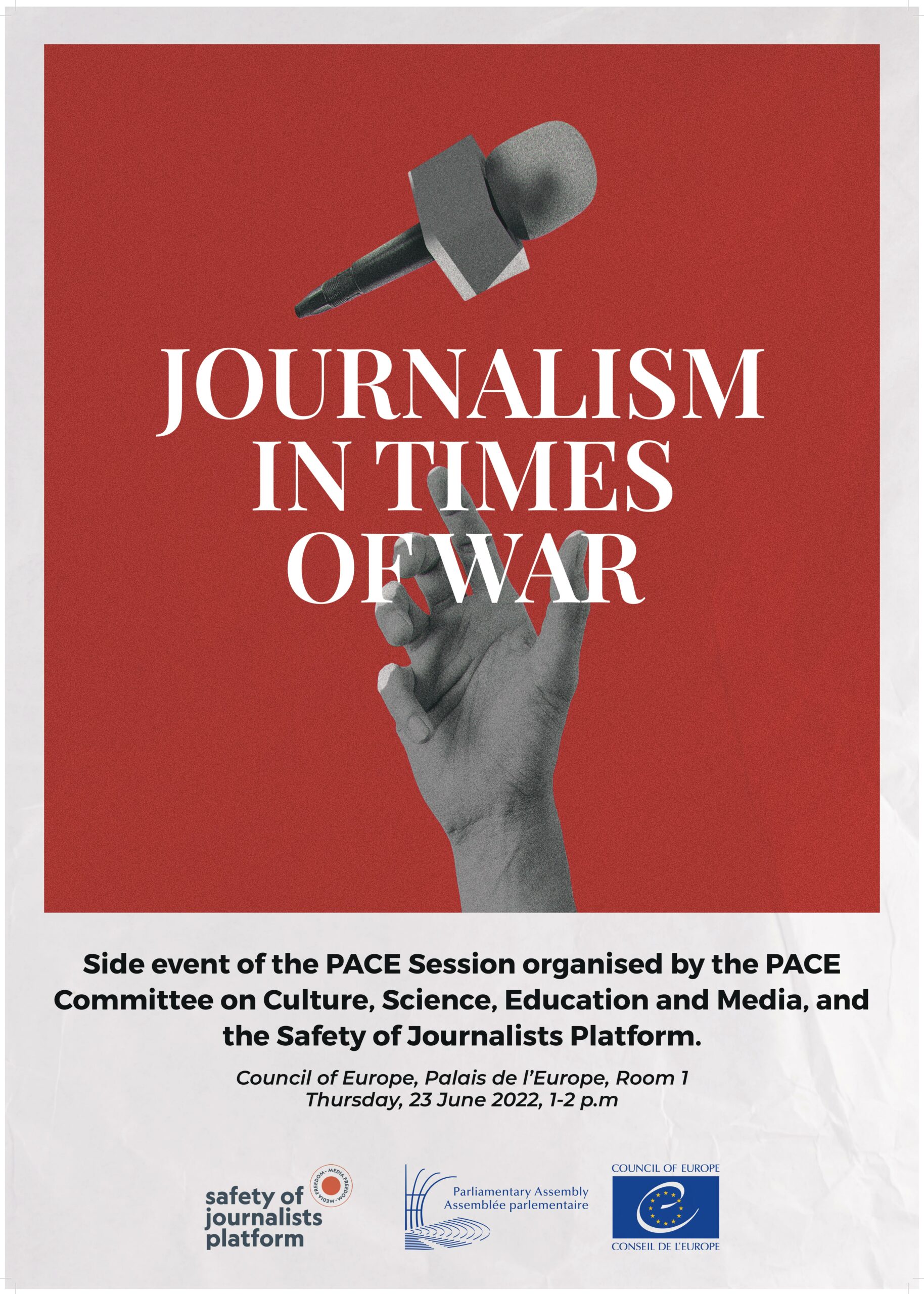 EVENT: Journalism in times of war - Justice for Journalists
